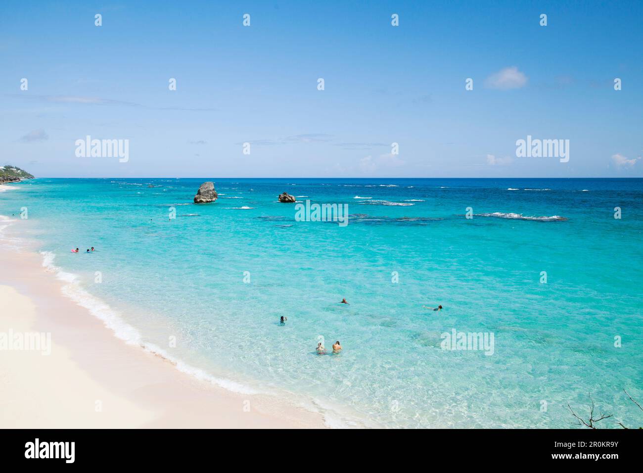 BERMUDA. Rocks and Beaches at Warwick Long Bay Stock Photo - Alamy
