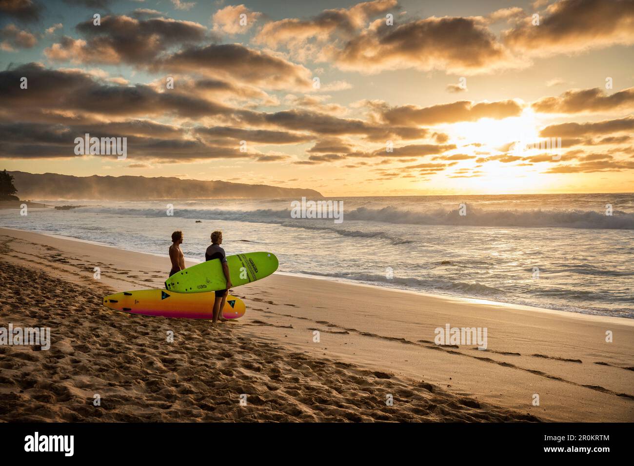 HAWAII, Oahu, North Shore, Big Wave surfer Jamie O'Brien surfing at ...