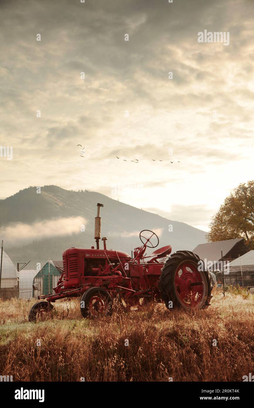 USA, Oregon, Medford, a view of the picturesque scenery surrounding ...