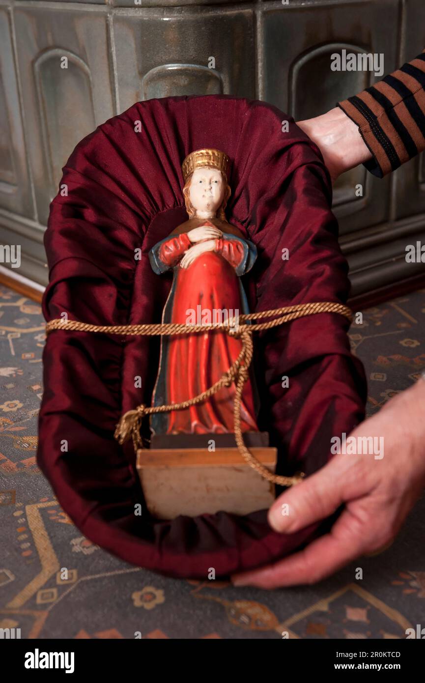 figure of Virgin Mary, Catholic, Christian, tradition, ancient customs ...