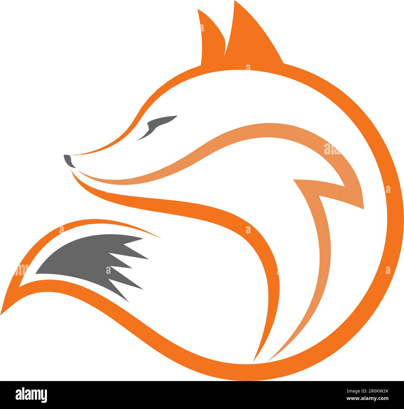 Fox icon design hi-res stock photography and images - Alamy