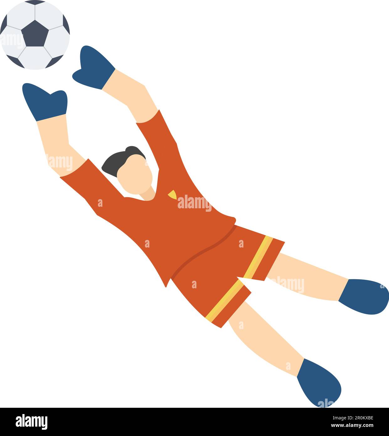 Goalkeeper icon vector image. Suitable for mobile application web ...