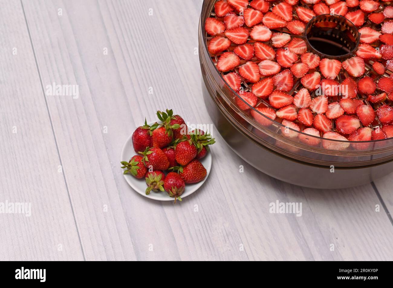 Electric dehydrator vegetables fruits hi-res stock photography and ...