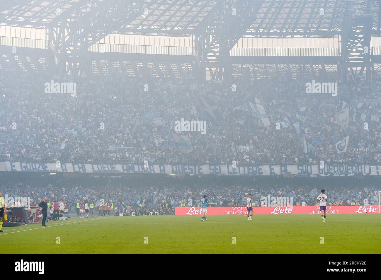 Napoli fans display hi-res stock photography and images - Alamy