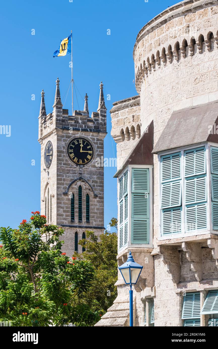 Clock Tower, Parliament Building, Bridgetown, Barbados, Caribbean ...