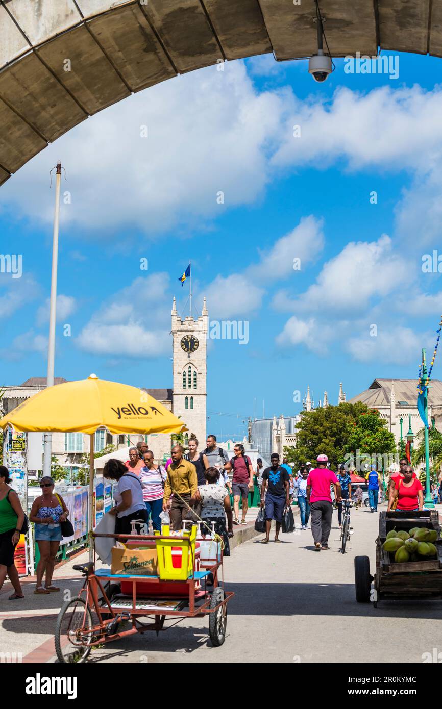 Chamberlain Bridge, Clock Tower, Parliament Building, Bridgetown ...