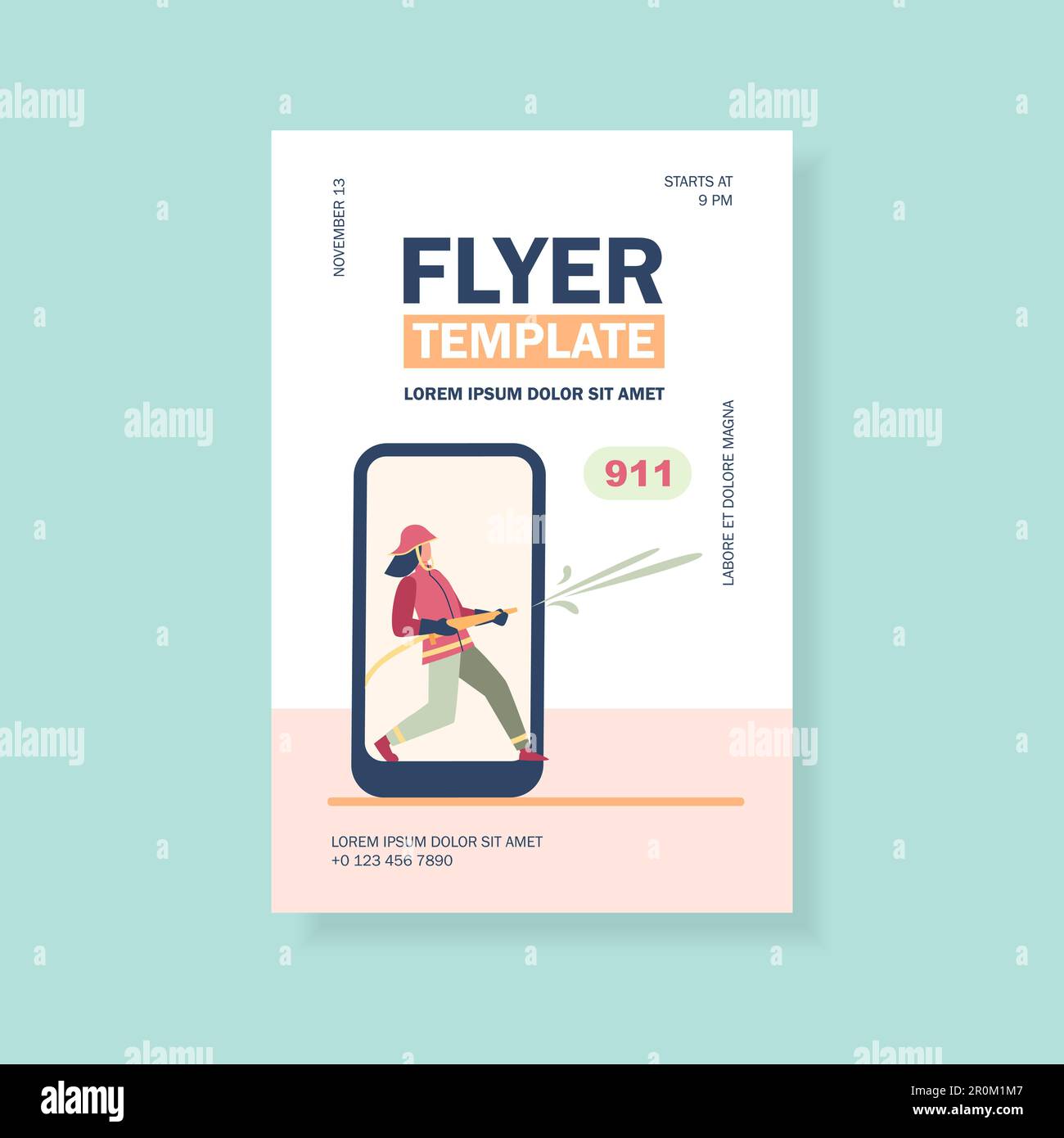 Business man holding fire Stock Vector Images - Alamy