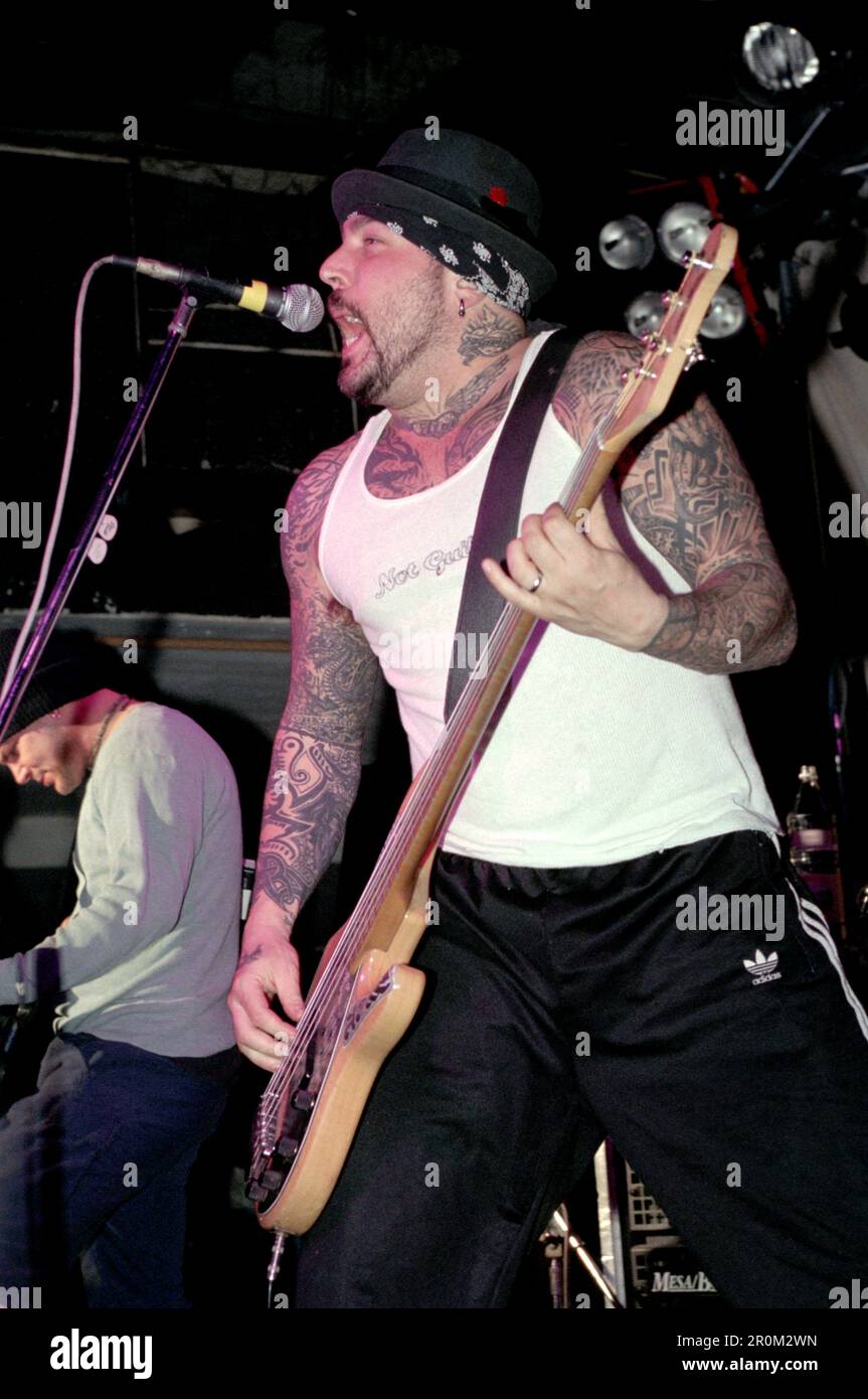Milan Italy 1997-03-17 : Evan Seinfeld bassist of Biohazard during live ...
