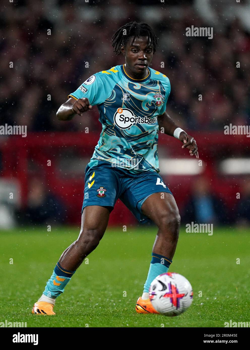 Southampton's Romeo Lavia during the Premier League match at City ...