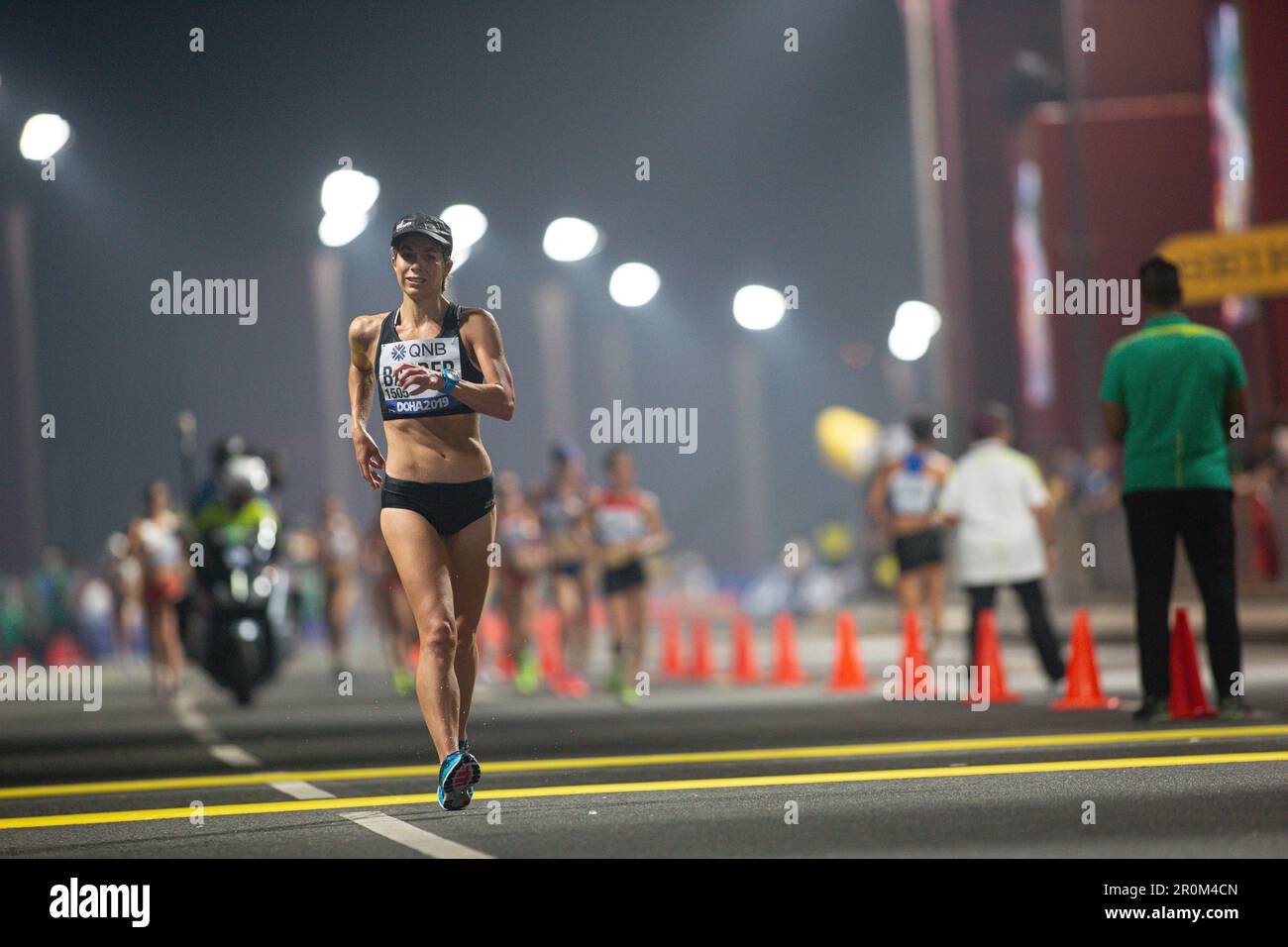 Alana BARBER running the 20 Kilometres Race Walk at the 2019 World ...