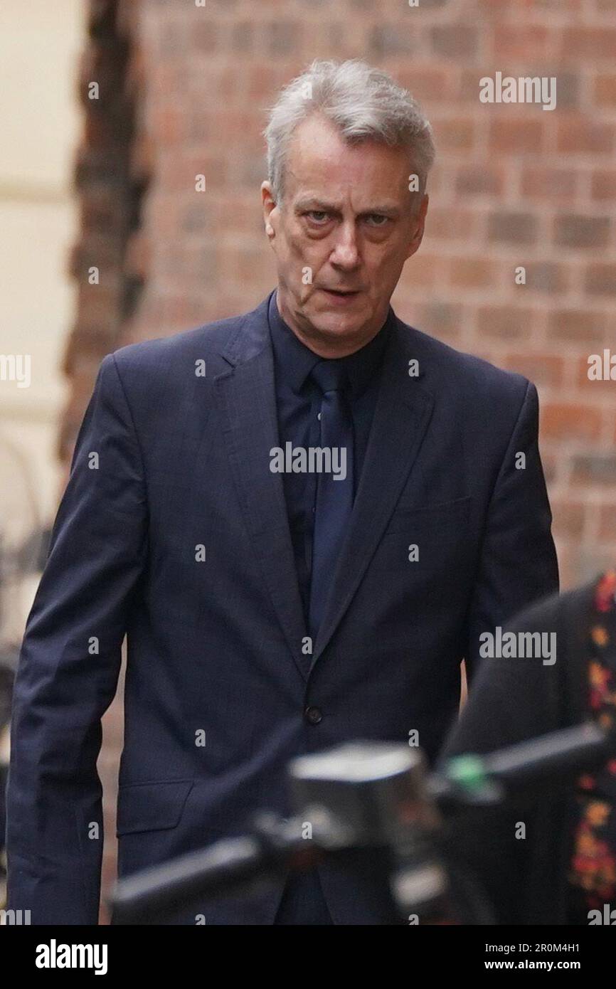Actor Stephen Tompkinson arrives at Newcastle Crown Court where he is ...