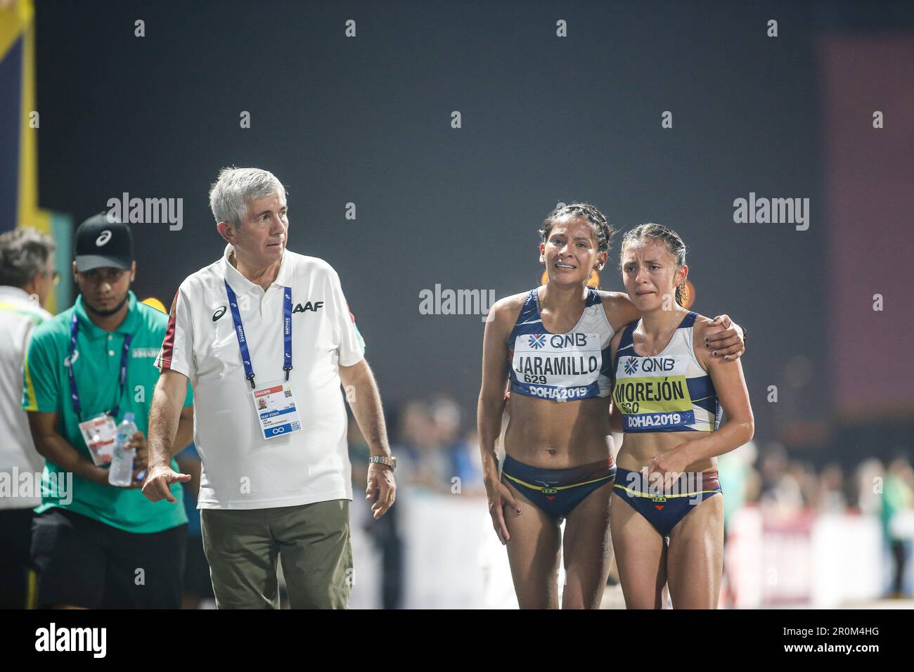 Karla JARAMILLO running the 20 Kilometres Race Walk at the 2019 World ...