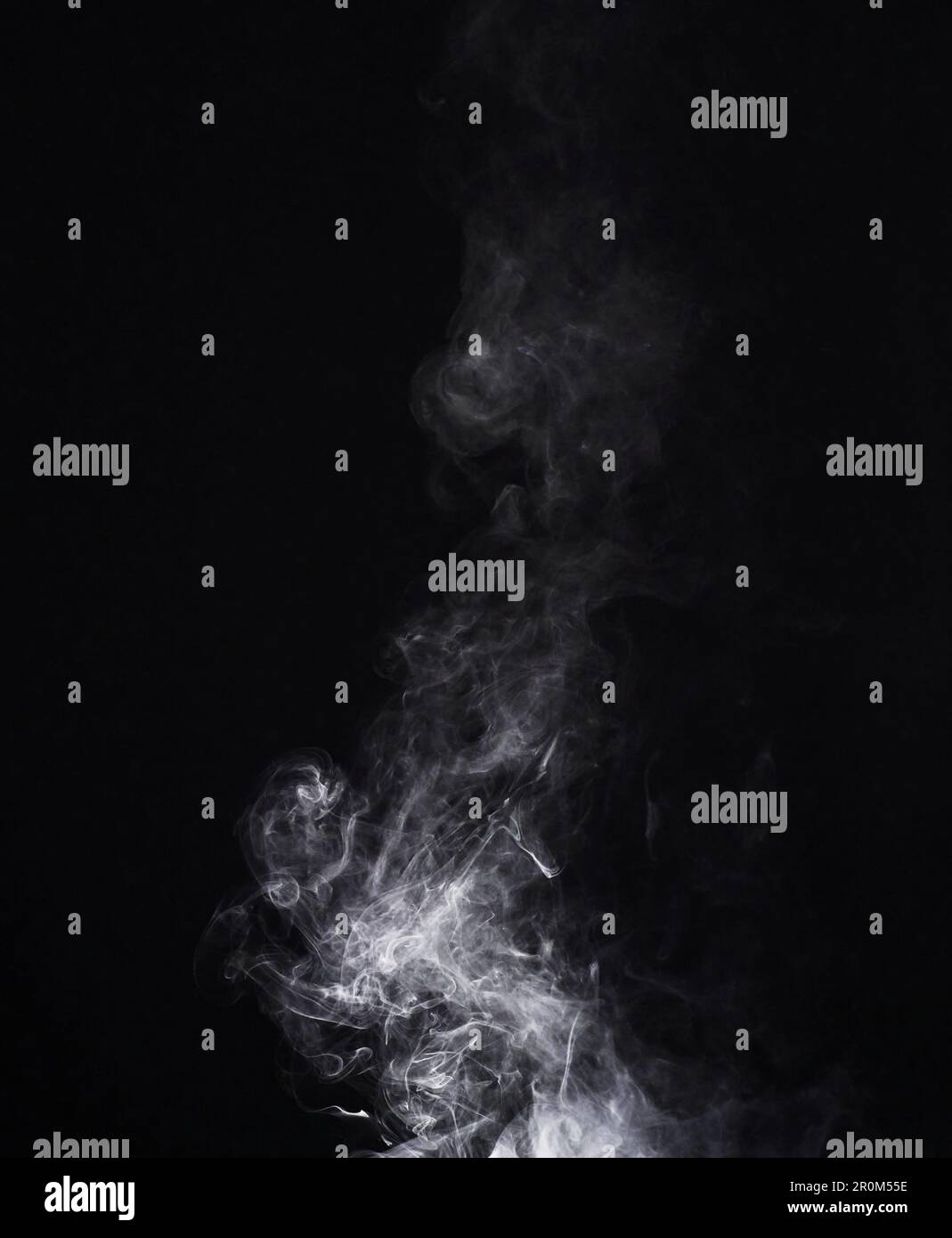 Grey smoke, white backdrop and png background with no people and fog in ...