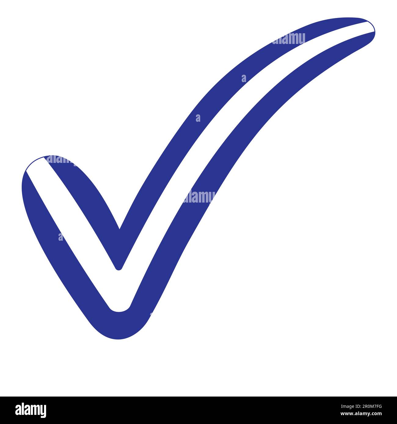 check mark style Israel flag symbol elections, voting and approval ...