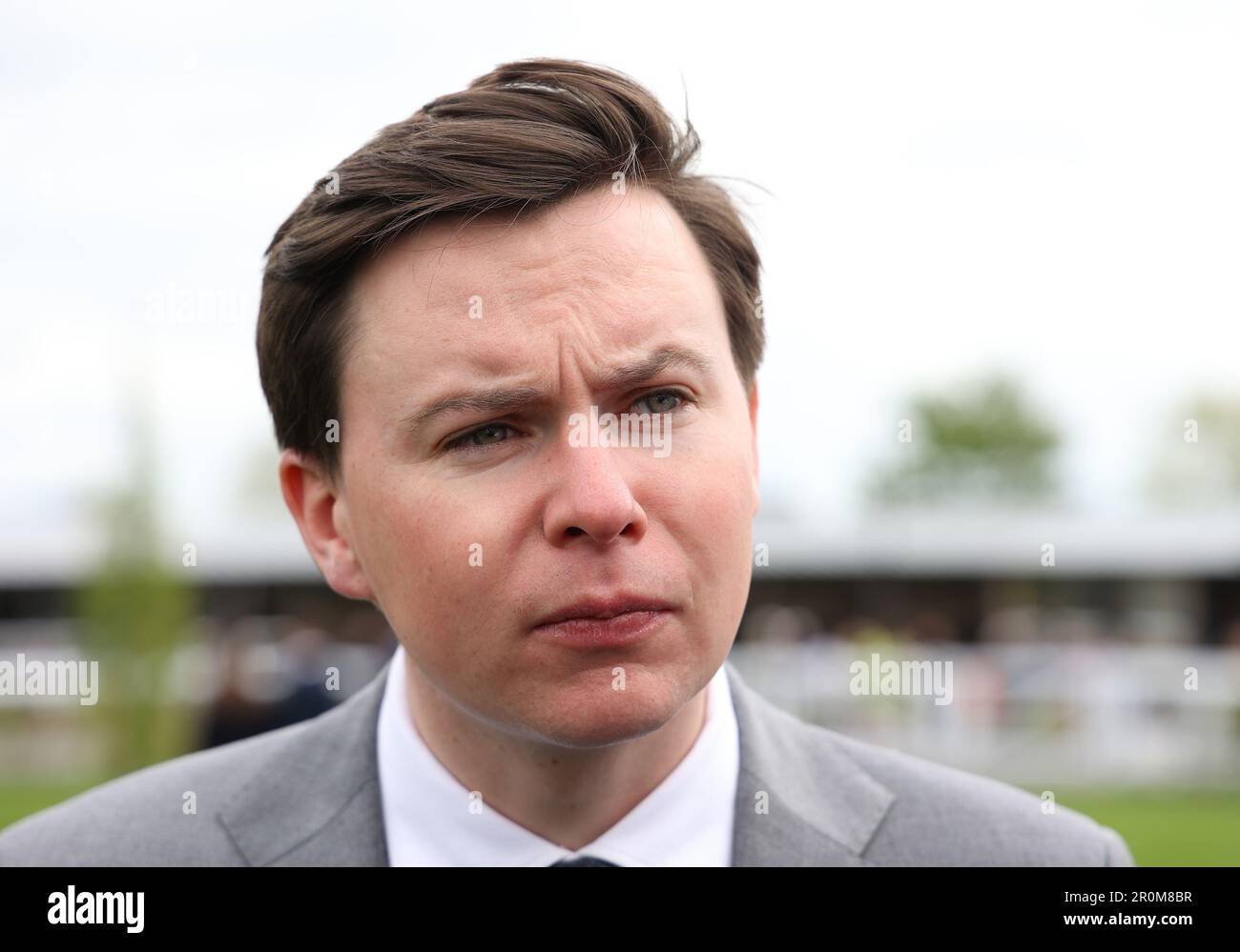 Trainer Joseph Patrick O'Brien at Curragh Racecourse, County Kildare ...