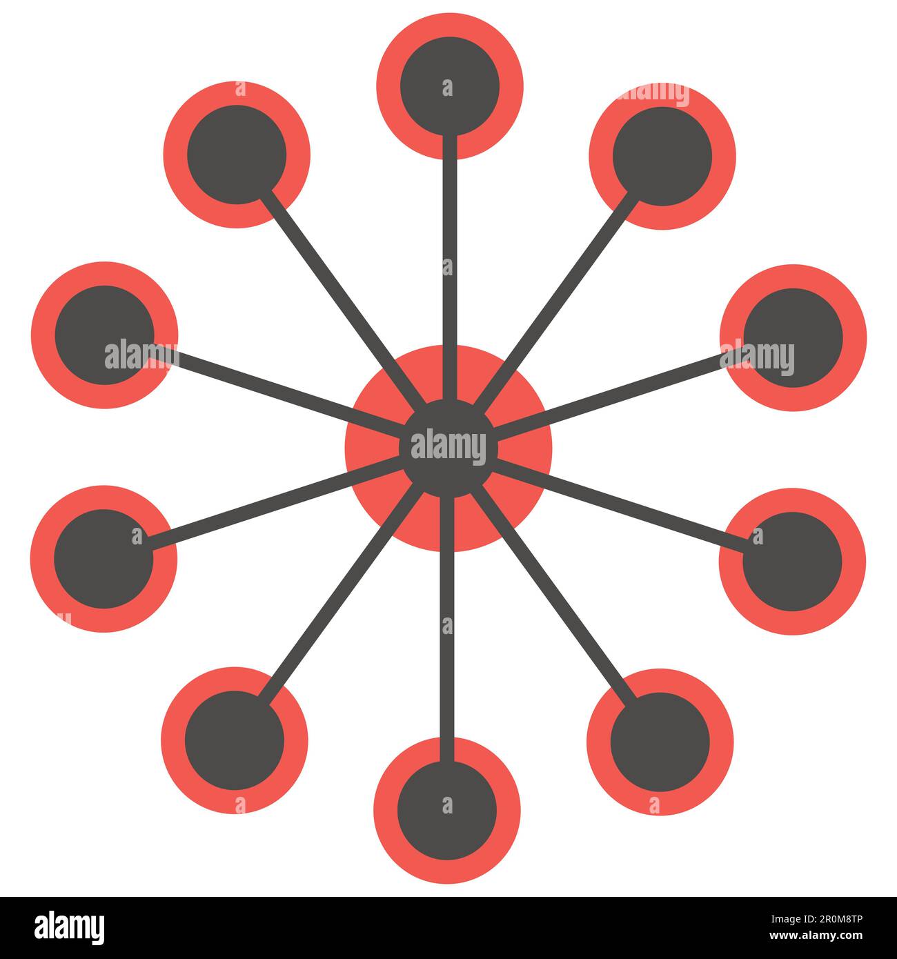 Network concept circles single icon Stock Vector Image & Art - Alamy