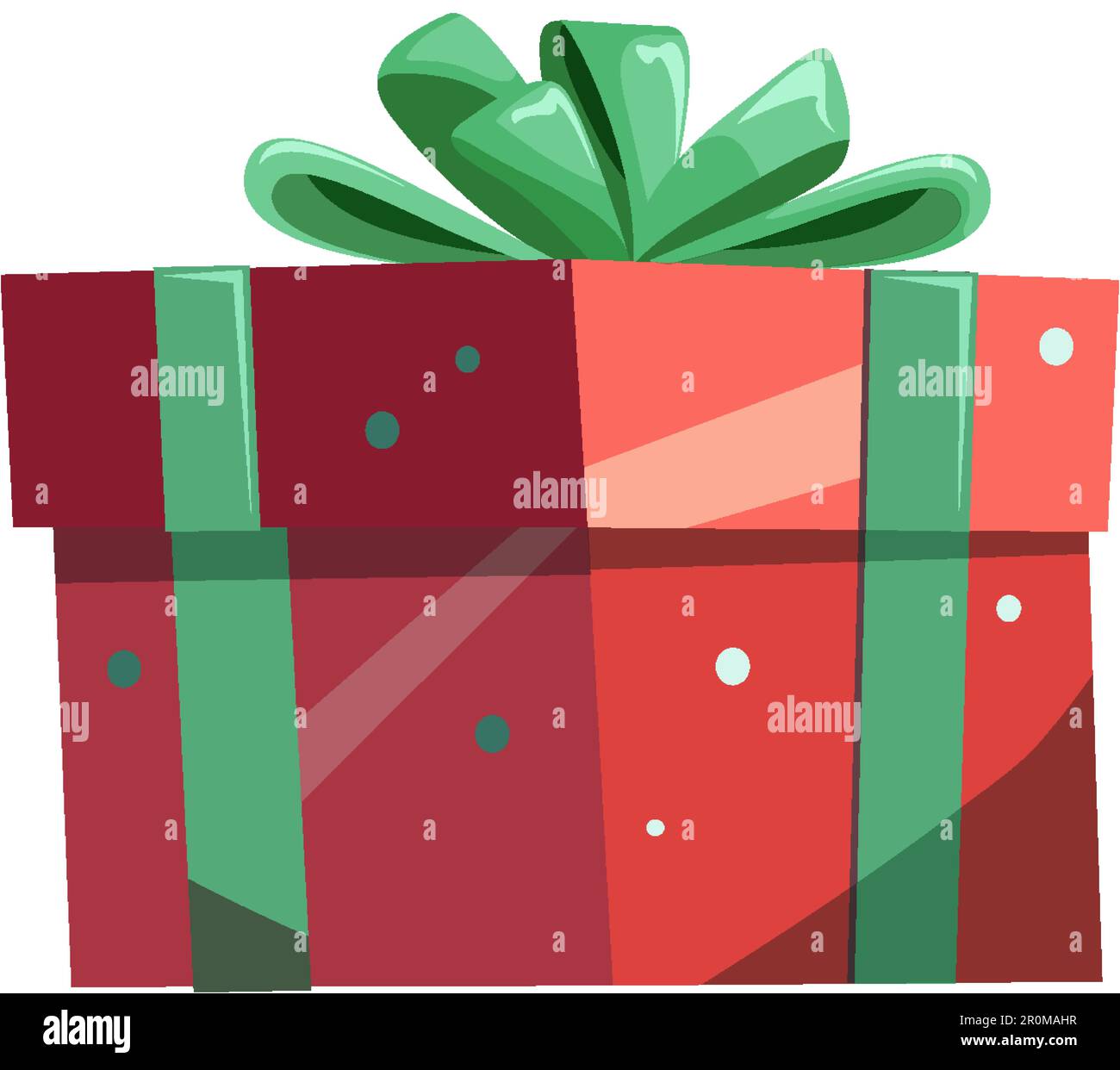 Christmas gift box cartoon illustration Stock Vector Image & Art - Alamy
