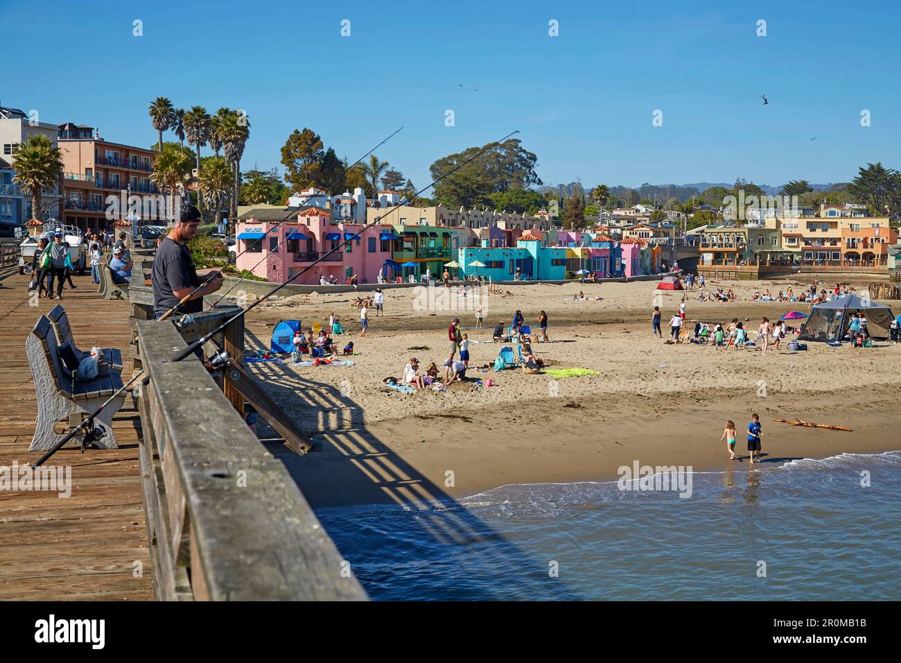 Usa california view beach hi-res stock photography and images - Alamy