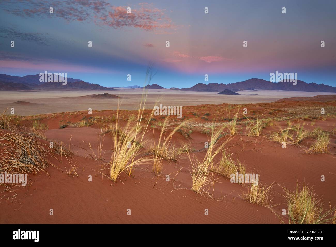 Sunrise in the Namib Rand Nature Reserve, Namib Naukluft Park, Namibia ...