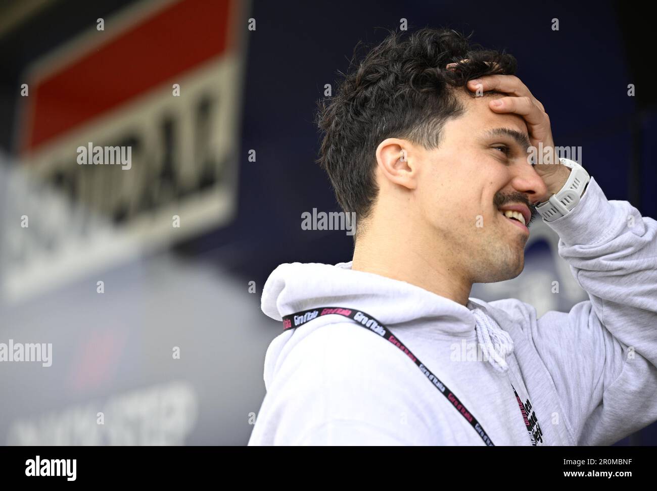 Venosa, Italy. 09th May, 2023. 'Average Rob' (Robert Van Impe) pictured ...