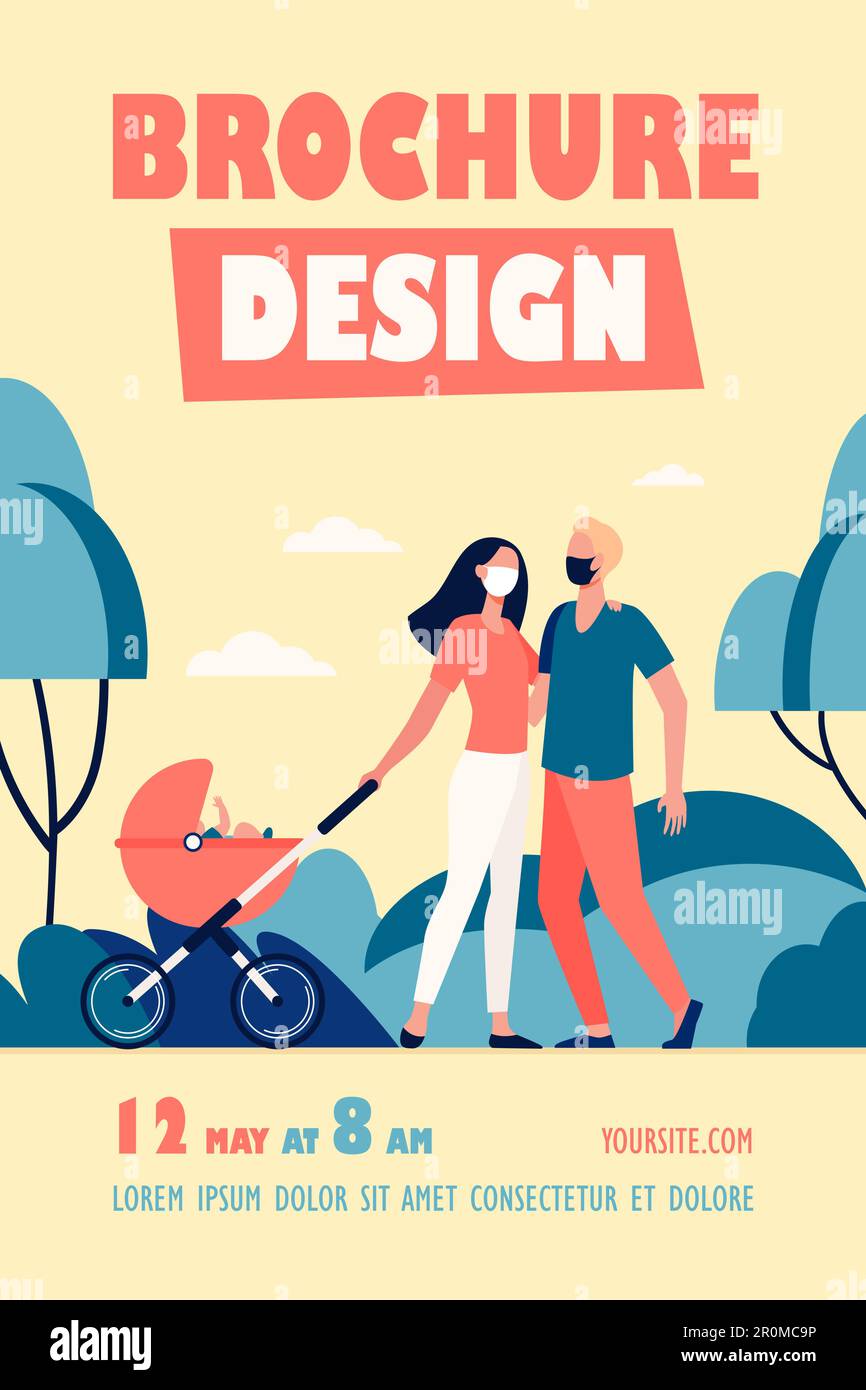 Family in medical masks Stock Vector Images - Alamy