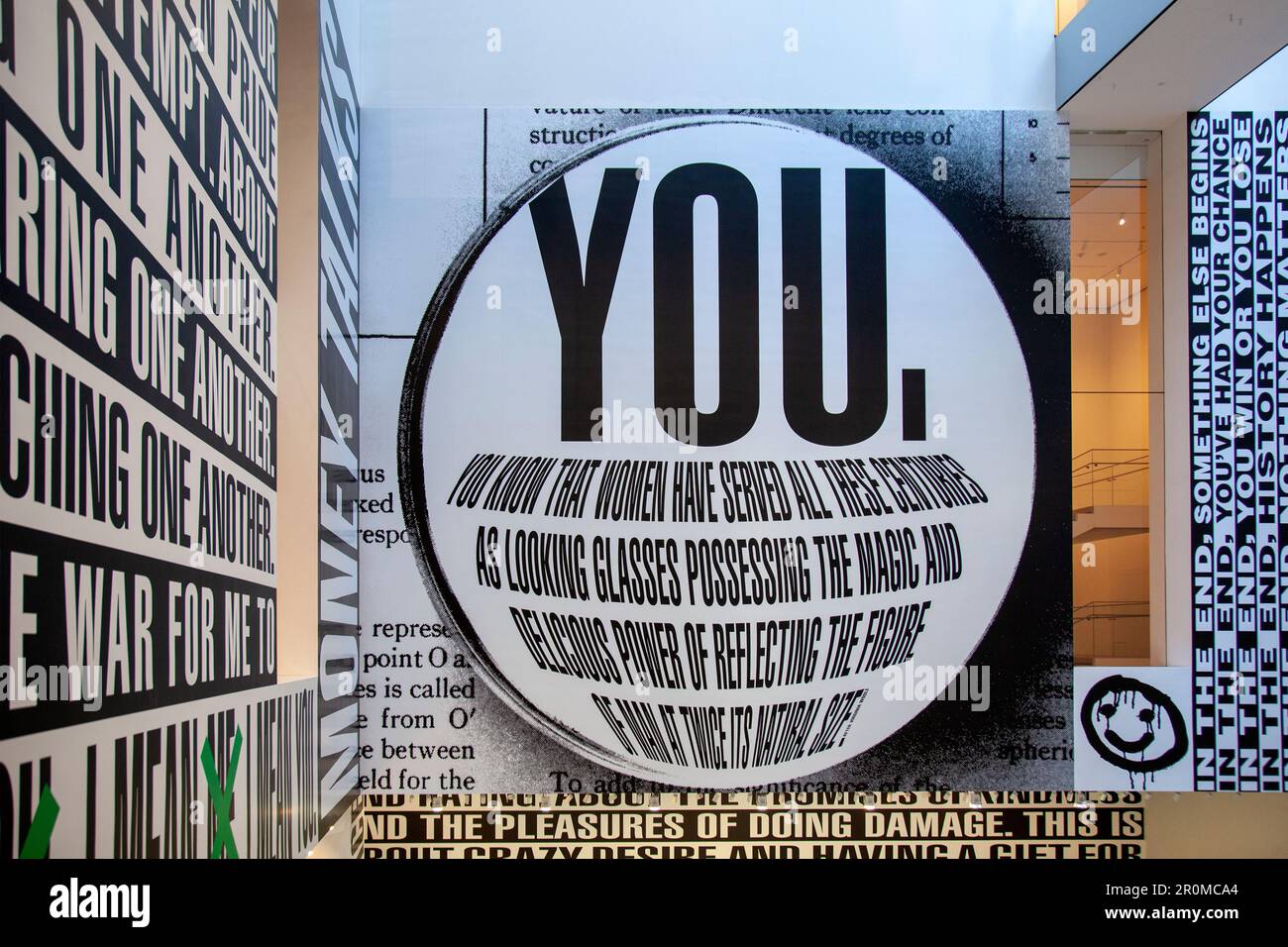 Barbara kruger installation hi-res stock photography and images - Alamy