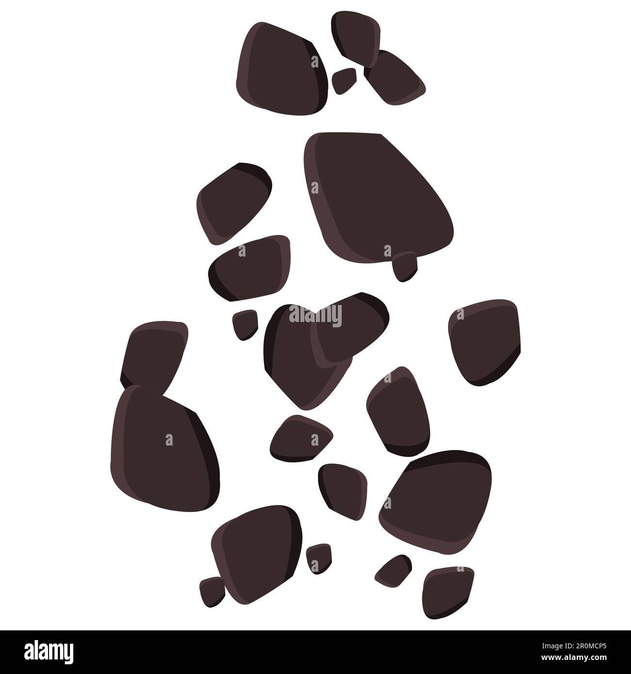 Falling Rocks Clipart