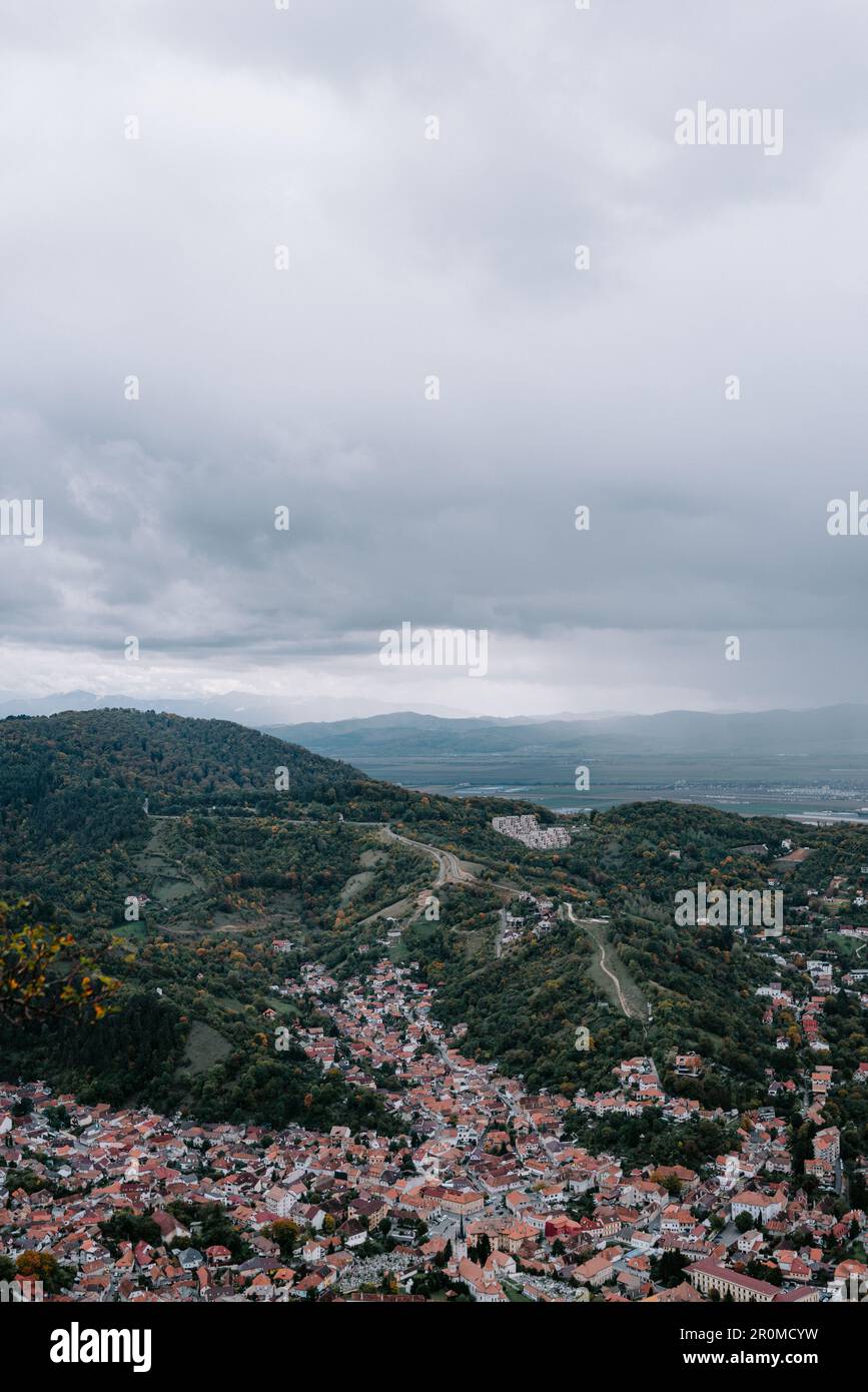 Hills aerial view of brasov hi-res stock photography and images - Alamy