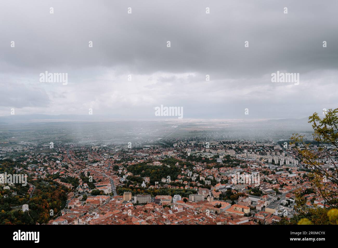 Hills aerial view of brasov hi-res stock photography and images - Alamy