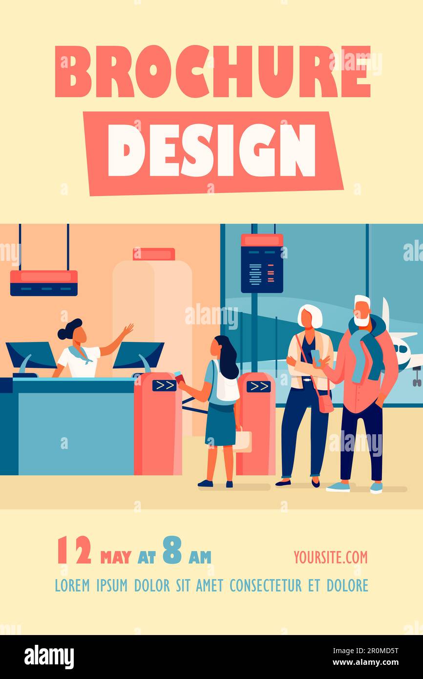 Ticket counter family Stock Vector Images - Alamy