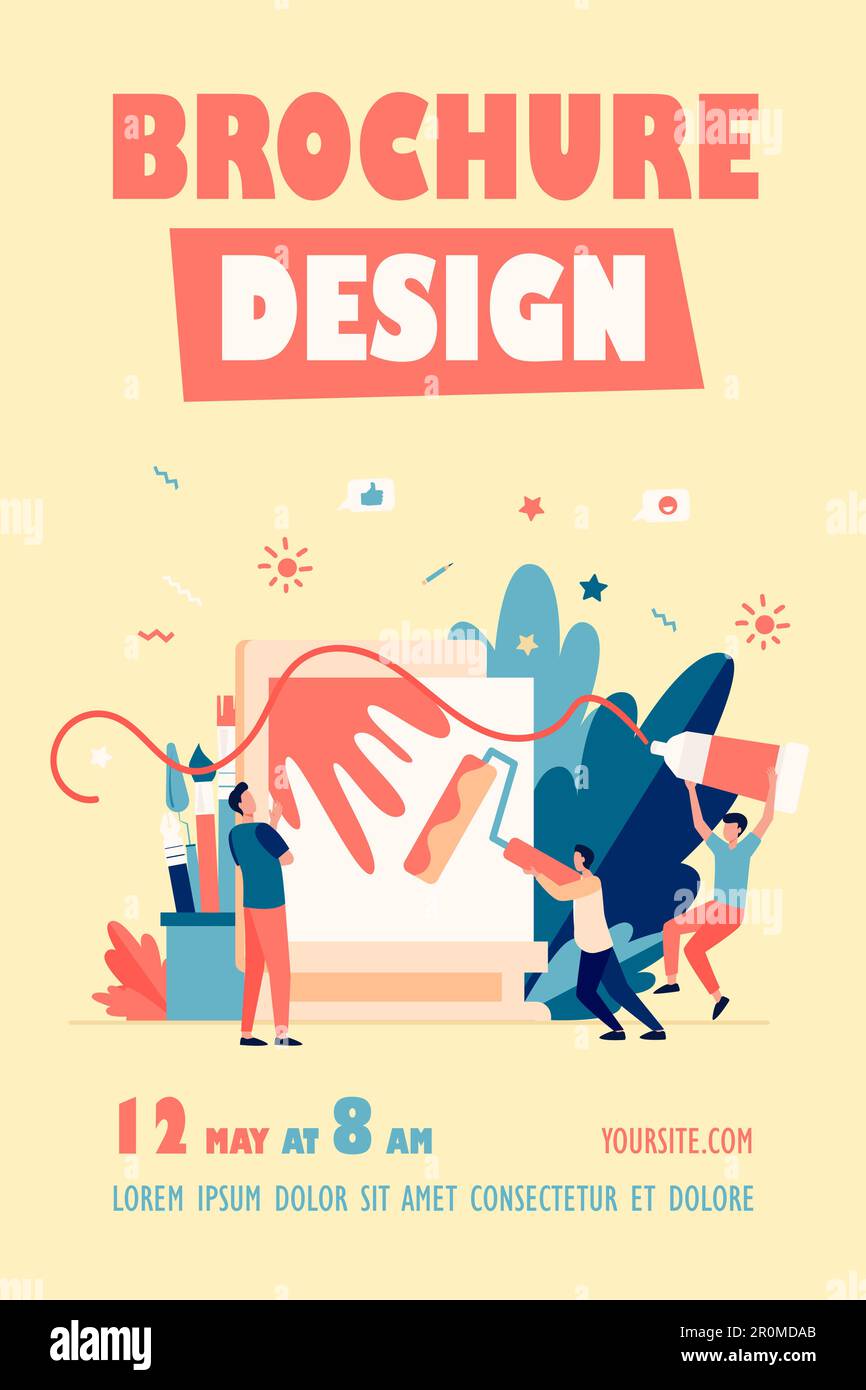 Painter in art workshop Stock Vector Images - Alamy