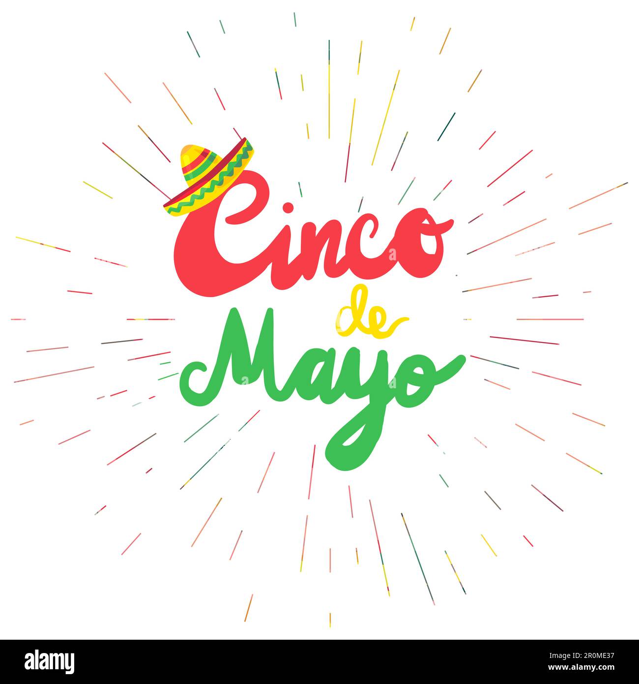 Cinco De Mayo Festival Banner with sombrero. Festival Poster. Vector ...