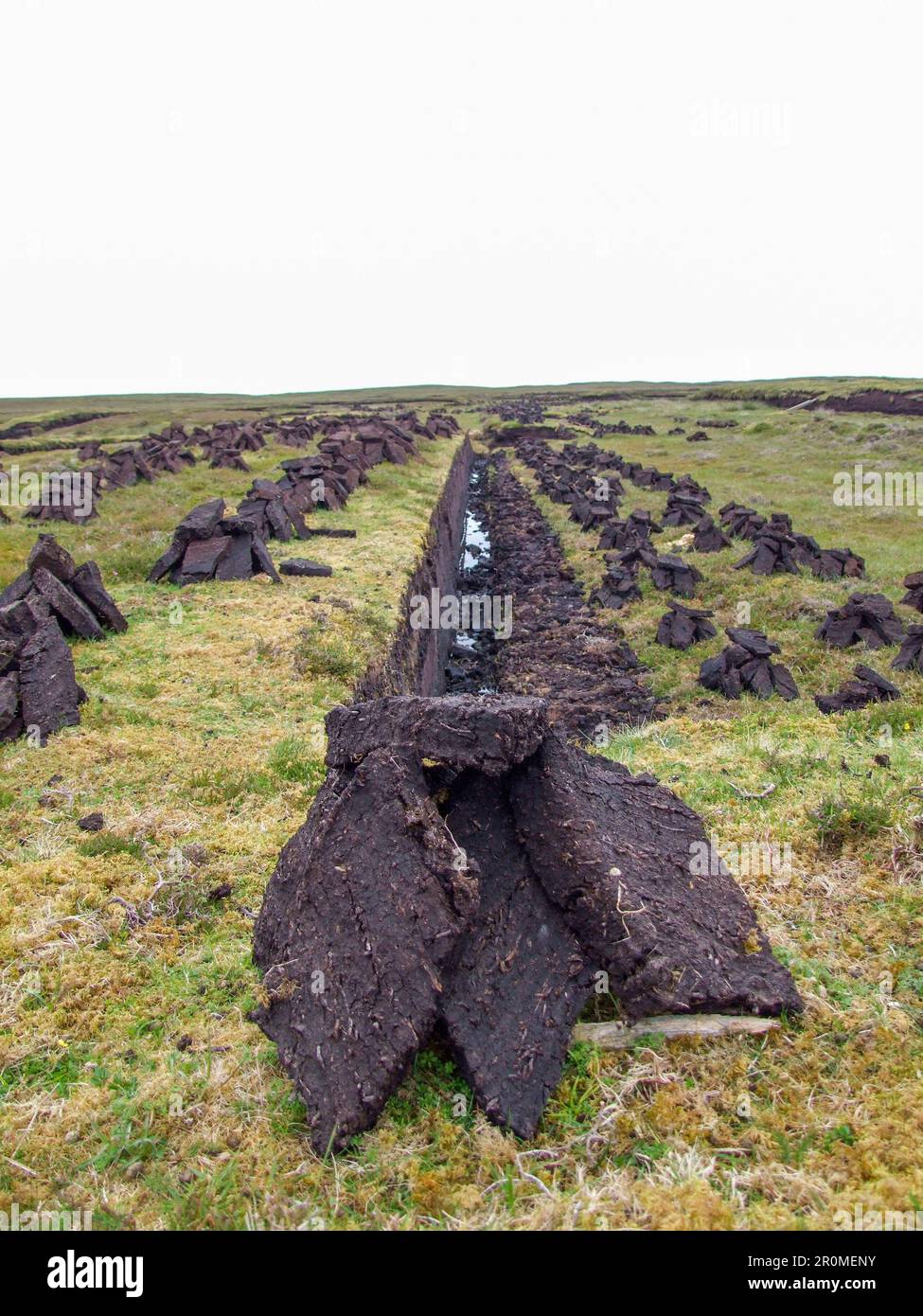 Open peat fire hi-res stock photography and images - Alamy