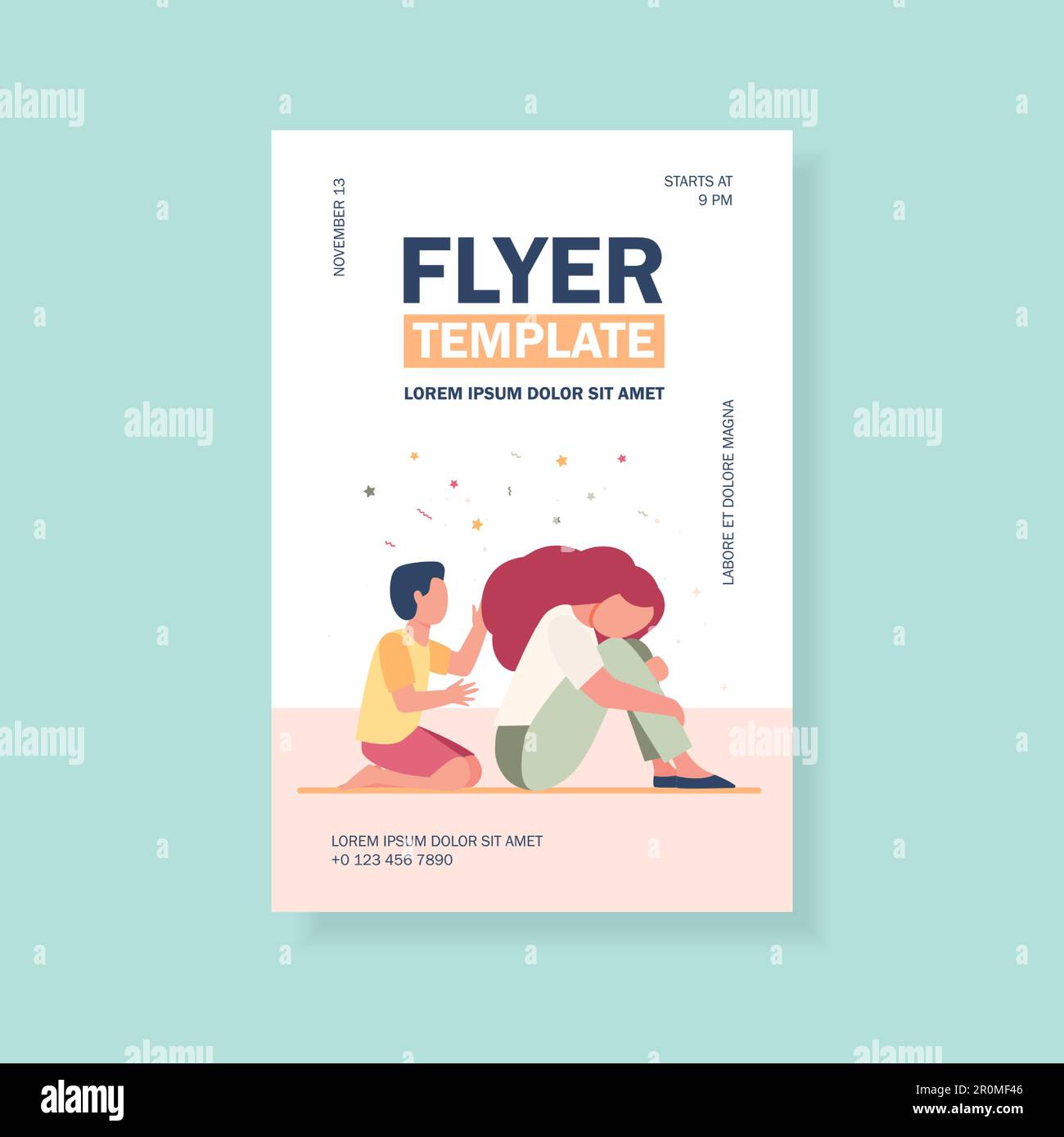 Depression help boy Stock Vector Images - Alamy