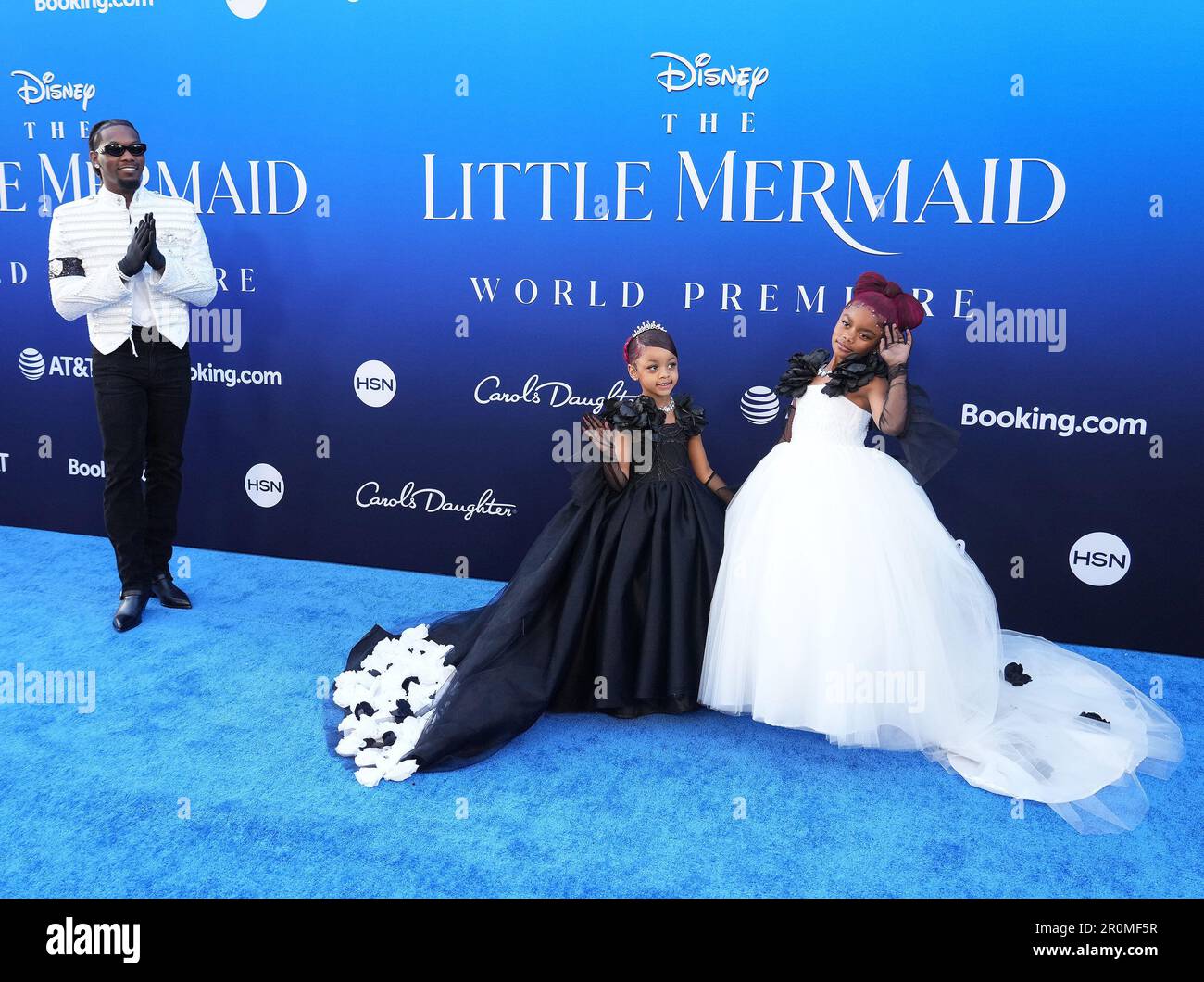 Los Angeles, USA. 08th May, 2023. (L-R) Offset, Kulture Kiari Cephus ...