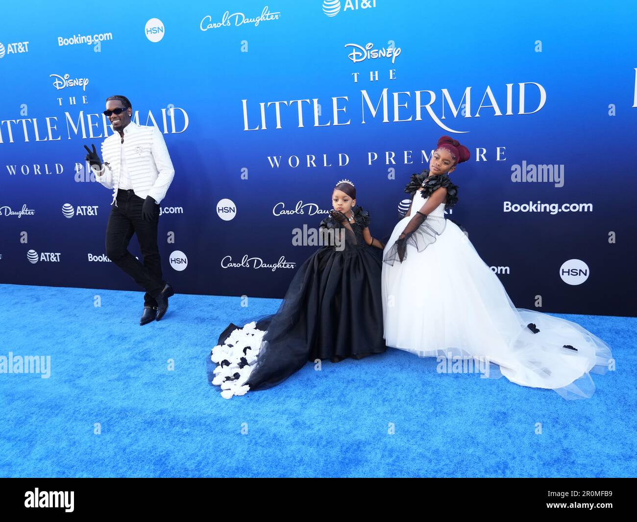 Los Angeles, USA. 08th May, 2023. (L-R) Offset, Kulture Kiari Cephus ...