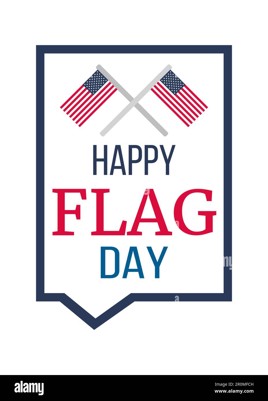 American Flag Day Banner and usa design elements. Vector Stock Vector ...