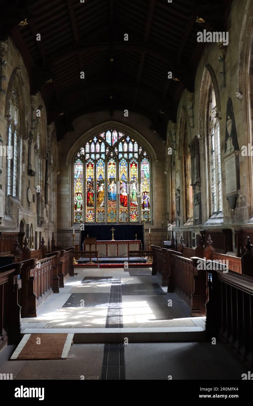 St Mary's Church, Cottingham, East Yorkshire on Coronation weekend, May ...