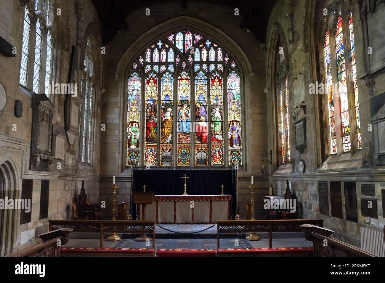 St Mary's Church, Cottingham, East Yorkshire on Coronation weekend, May ...