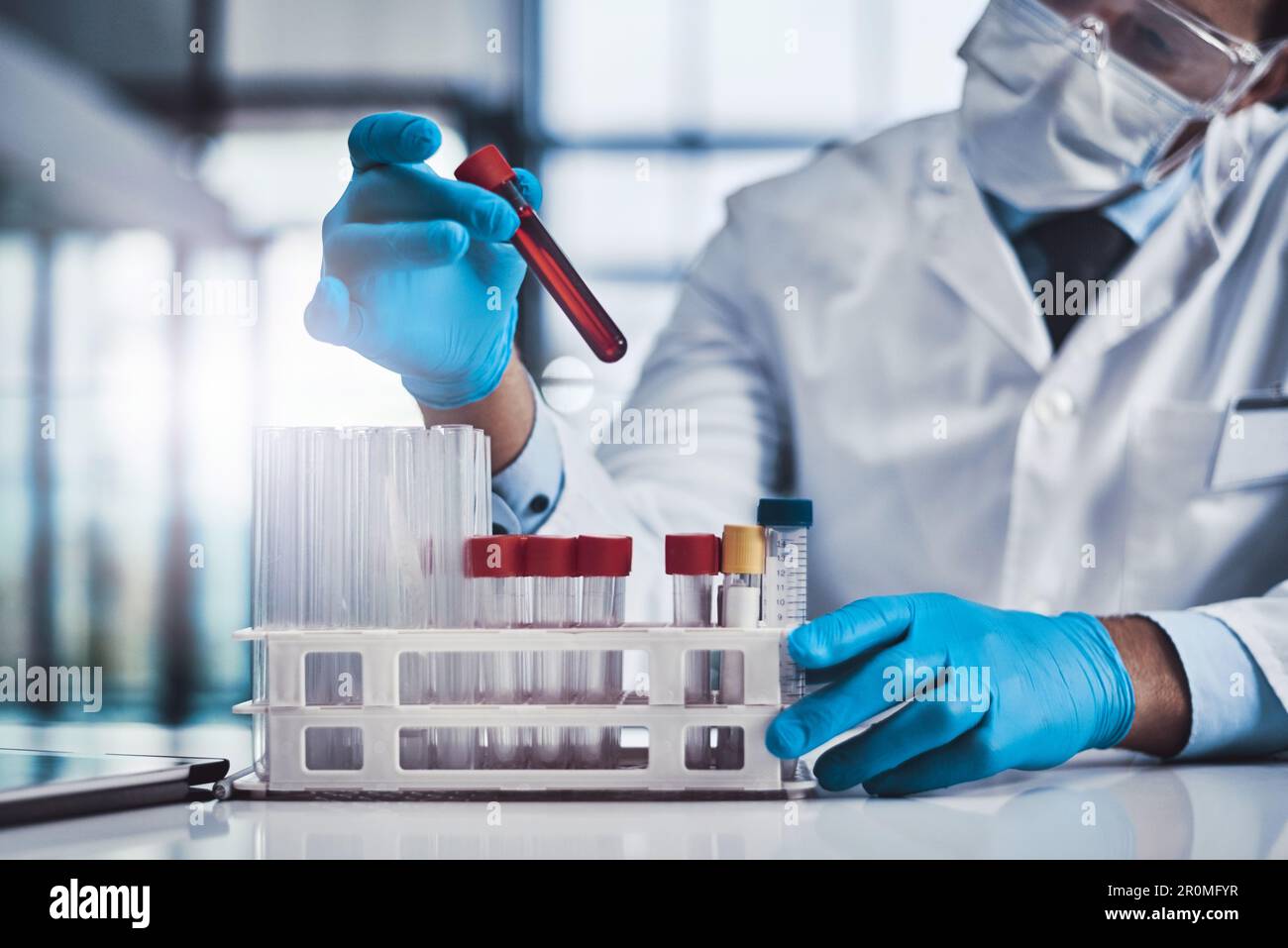 With the correct medicine, lives can be saved. an unrecognizable male ...