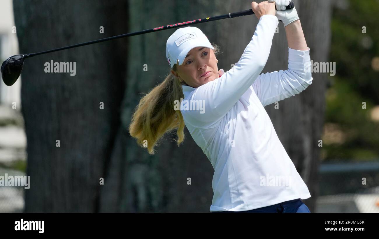 England's Bronte Law at the International Crown match play golf ...