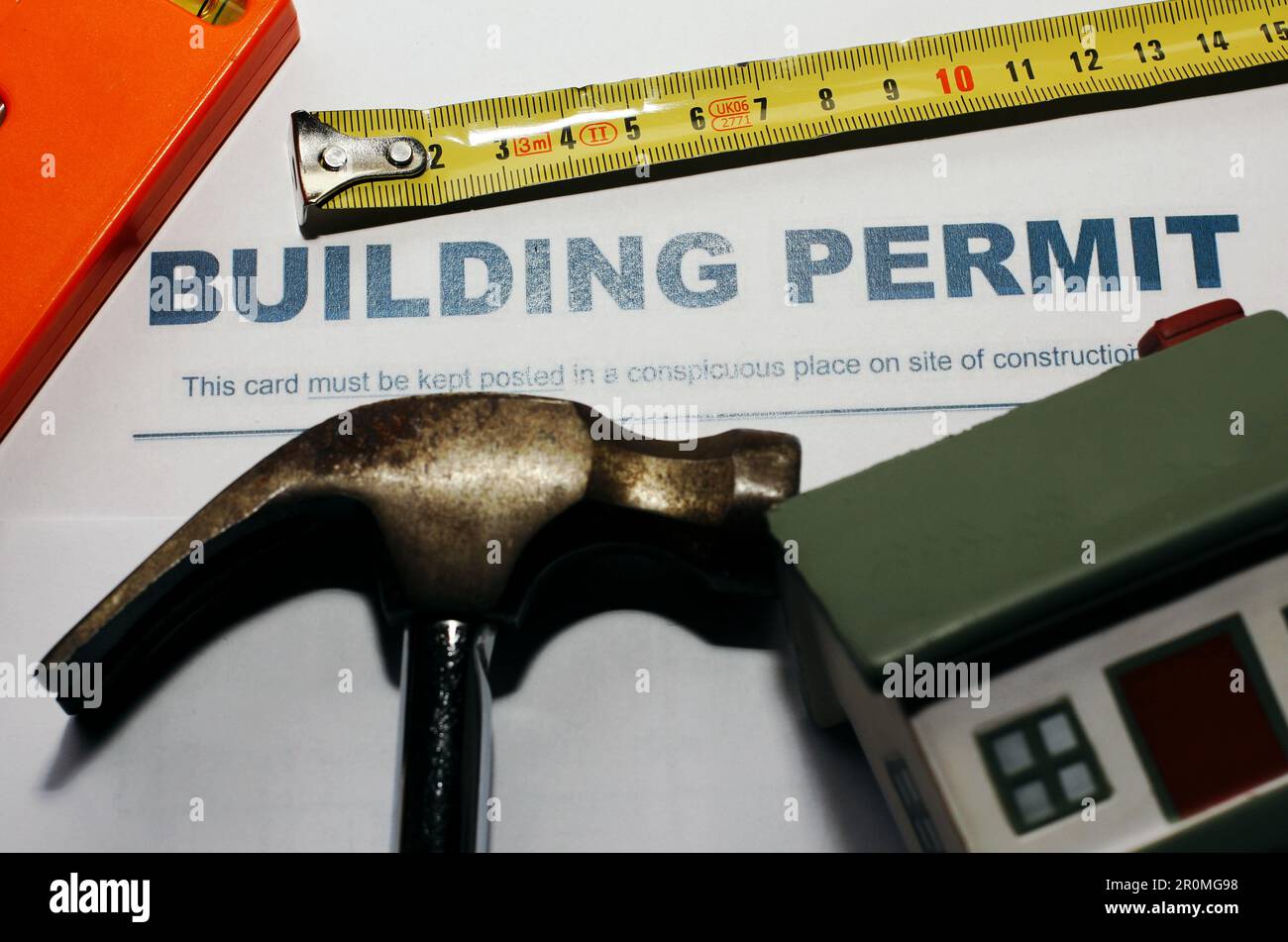 Building permit hi-res stock photography and images - Alamy