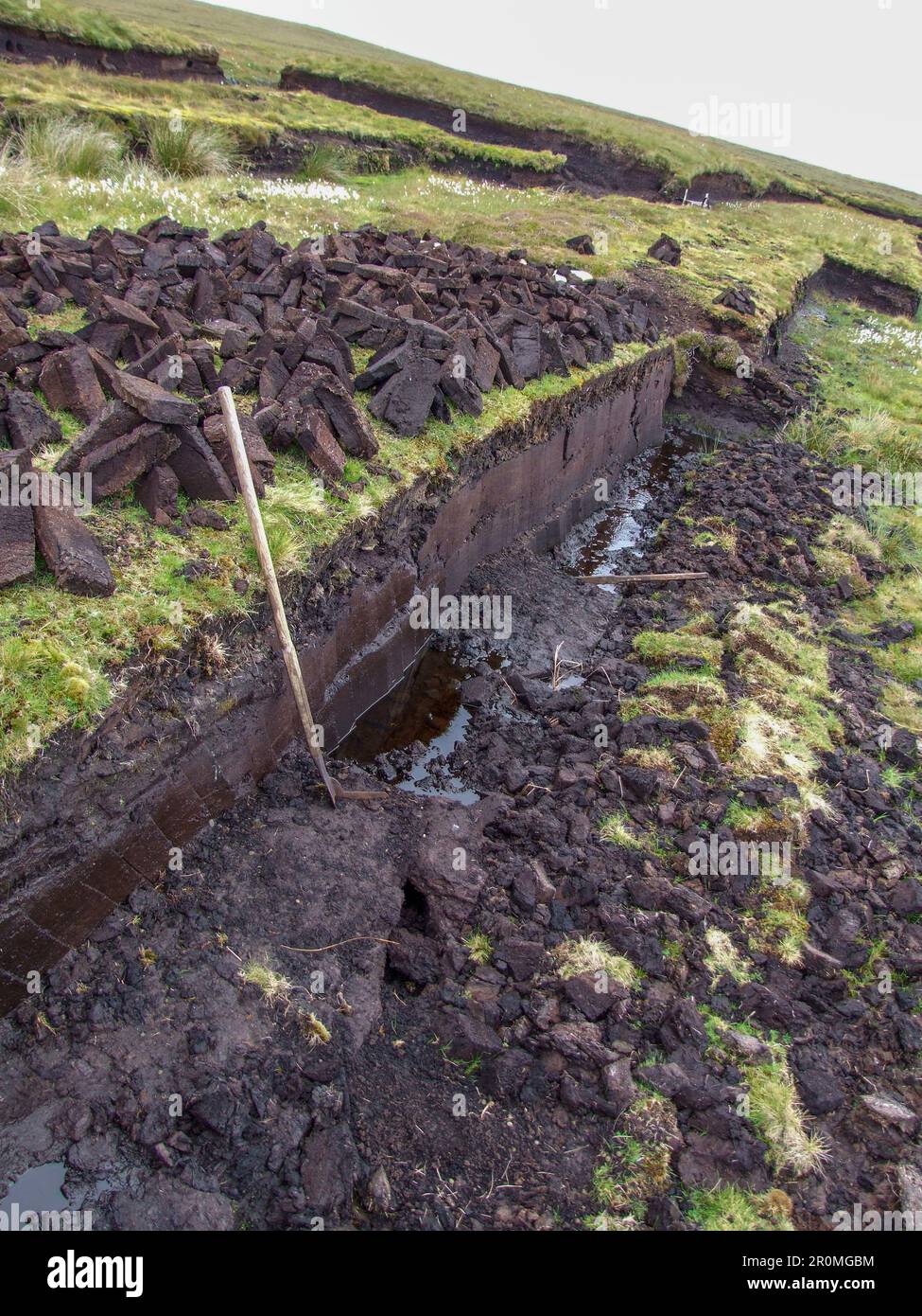 Open peat fire hi-res stock photography and images - Alamy