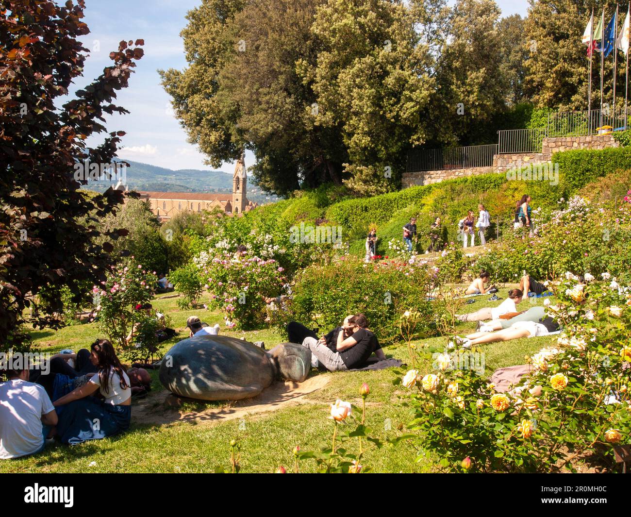The rose garden florence hi-res stock photography and images - Alamy