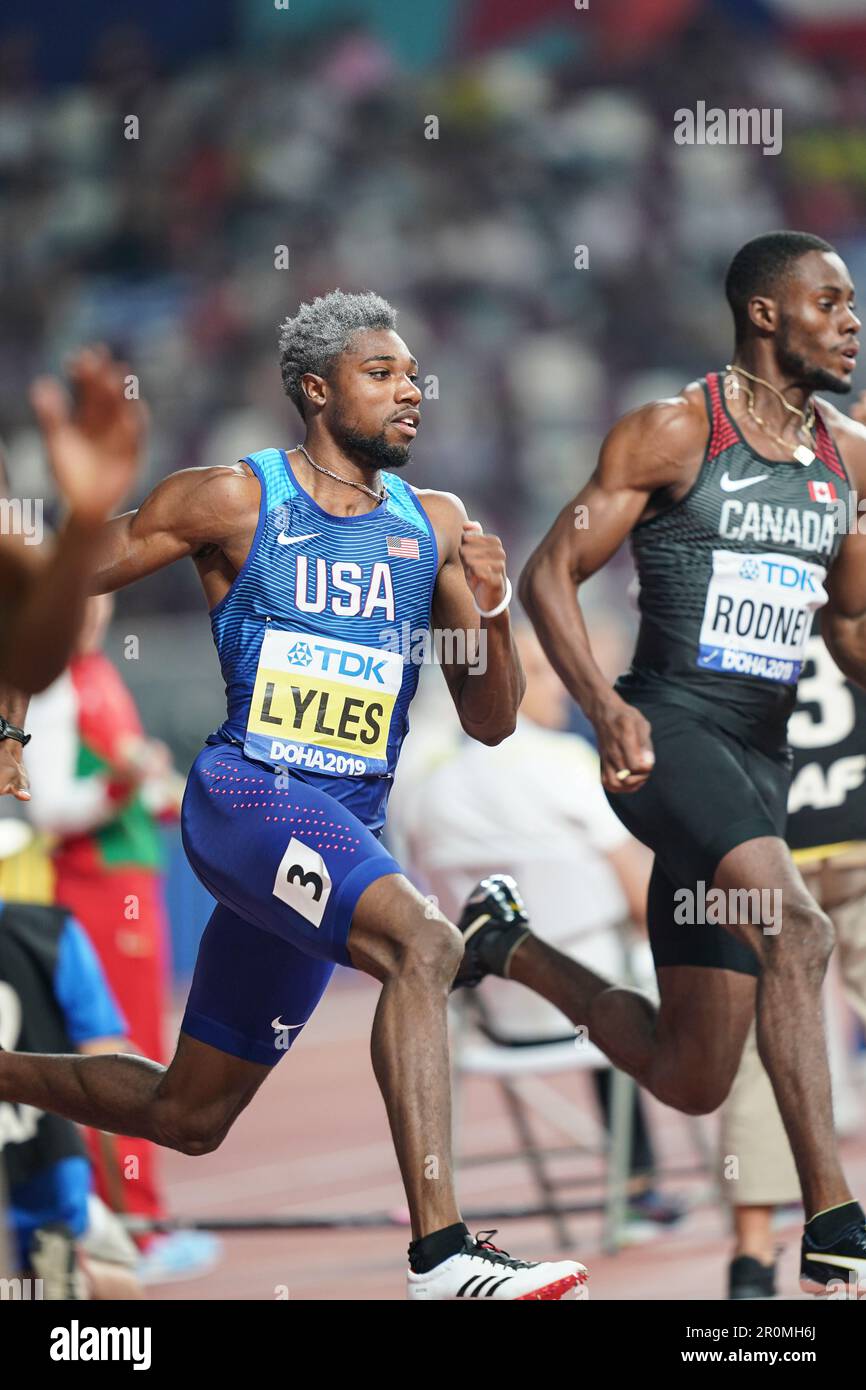 Noah lyles world athletics hi-res stock photography and images - Alamy