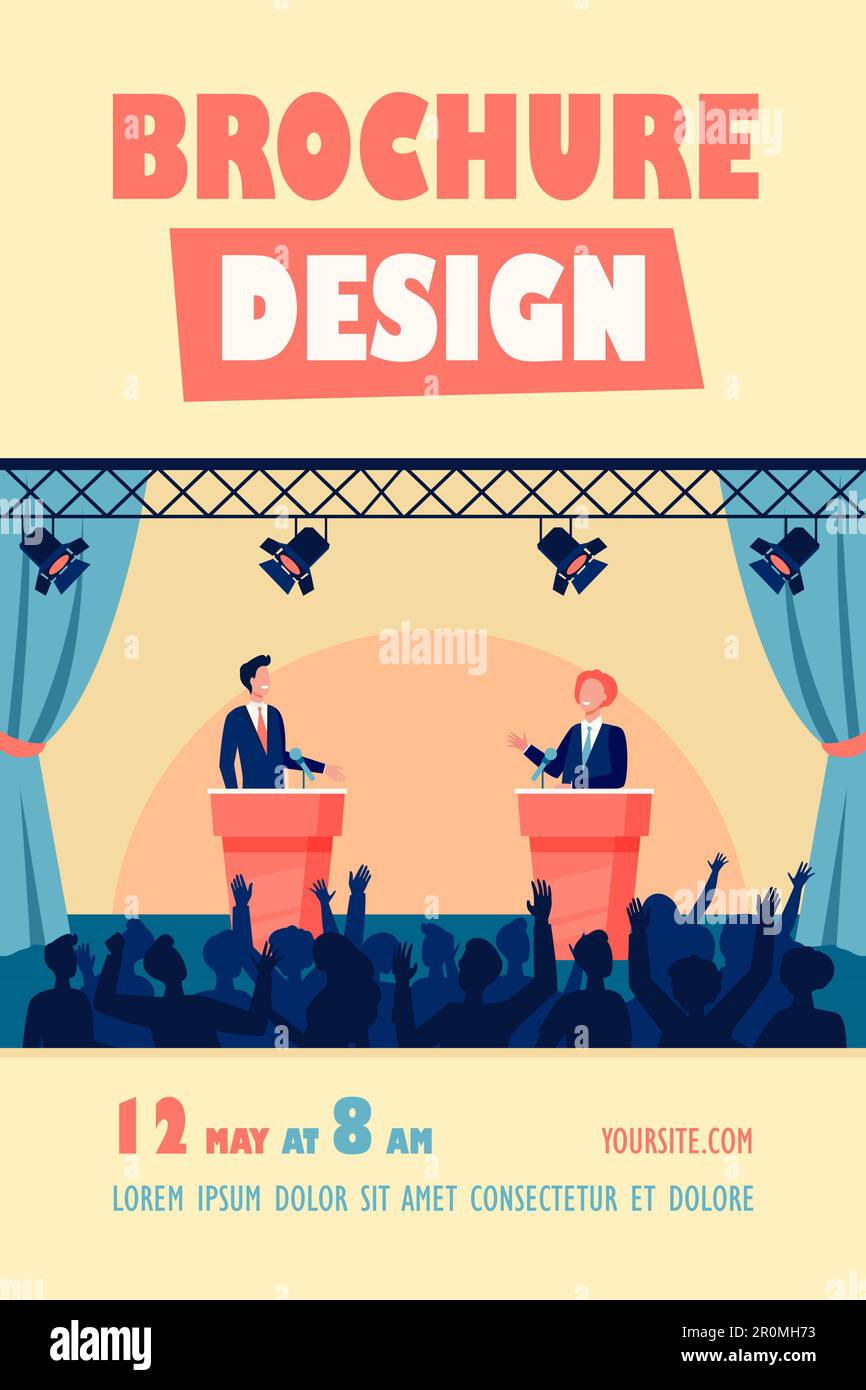 Political talking show Stock Vector Images - Alamy