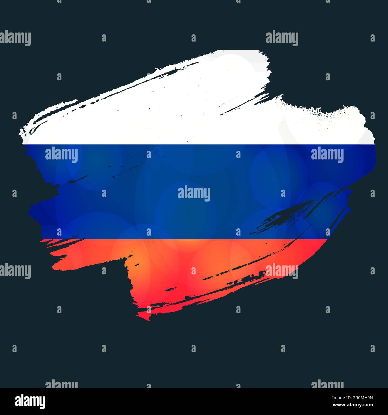 Russian Independence Day Celebration Banner. Day of Russia Illustration ...