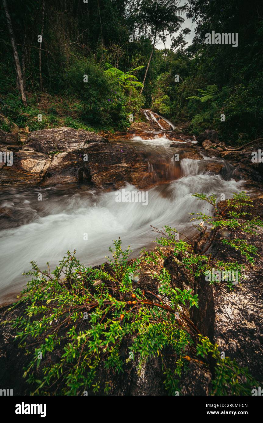 The waterfall and the most beautiful landscape formed by hi-res stock ...