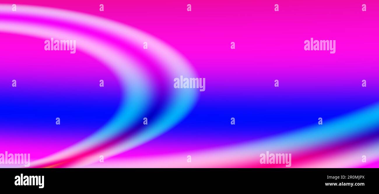Purple wave illustration website header graphic design Stock Photo - Alamy