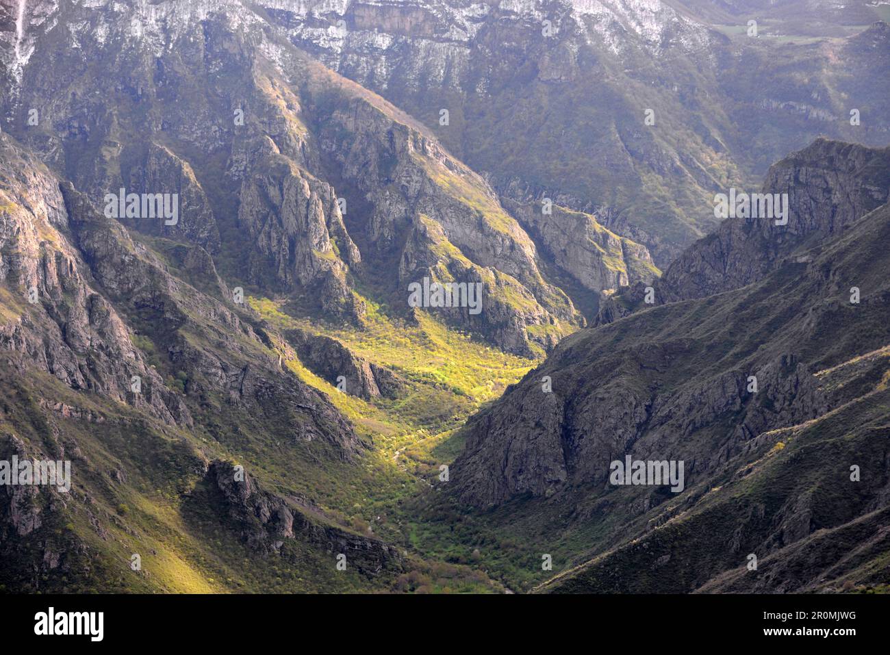 Landscape of the Worotan Gorge at Goris, South Armenia, Asia Stock ...
